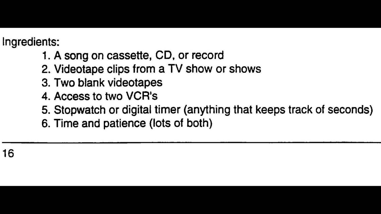 A History of Vidding