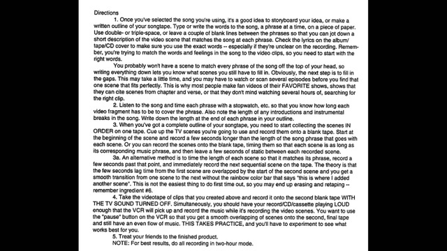 A History of Vidding