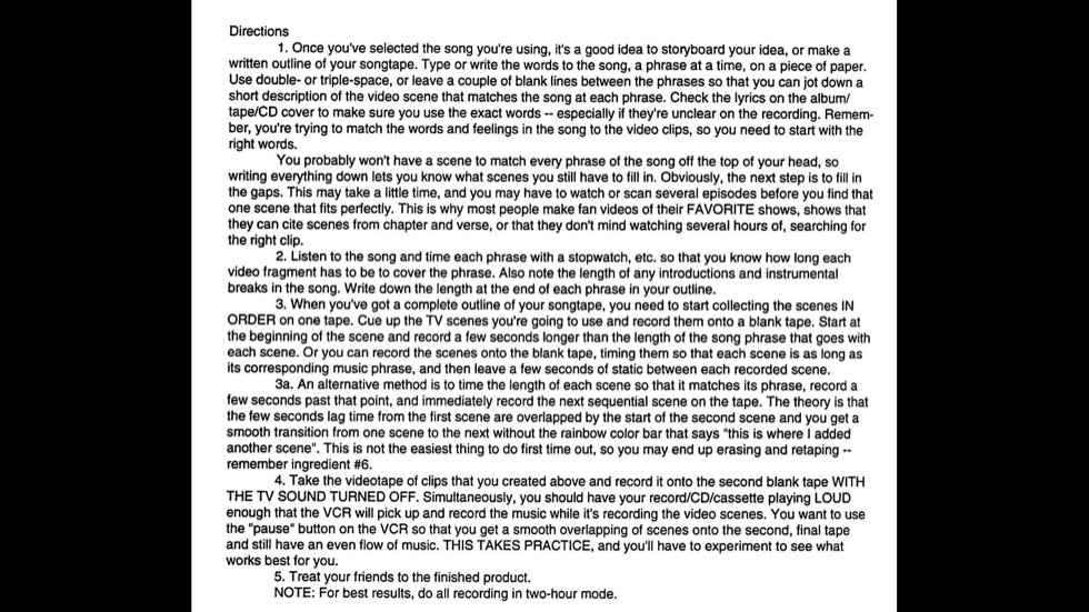 A History of Vidding